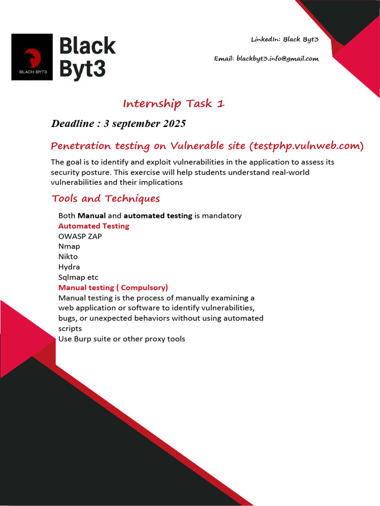 Black Byte Task 1 | PDF