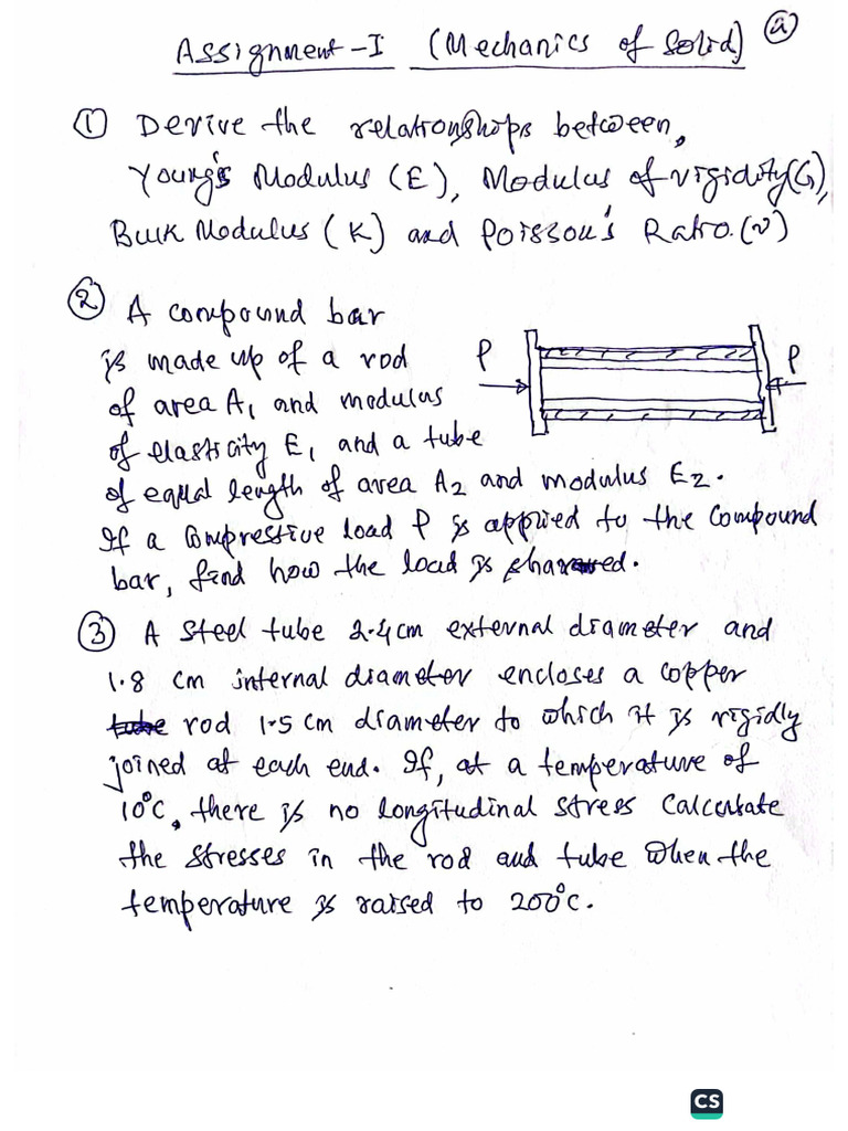 Mos Assignment 1 Questions | PDF