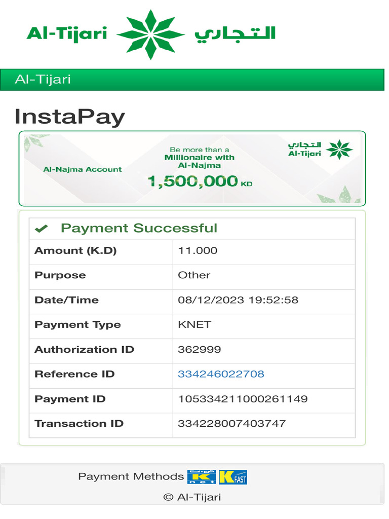 Instapay Customer Insta Pay Pay Result 60808122353486800 D Success | PDF