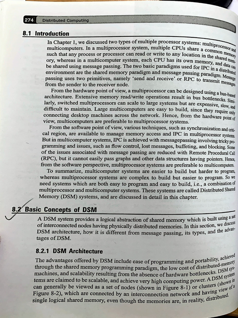 Distributed Shared Memory | PDF