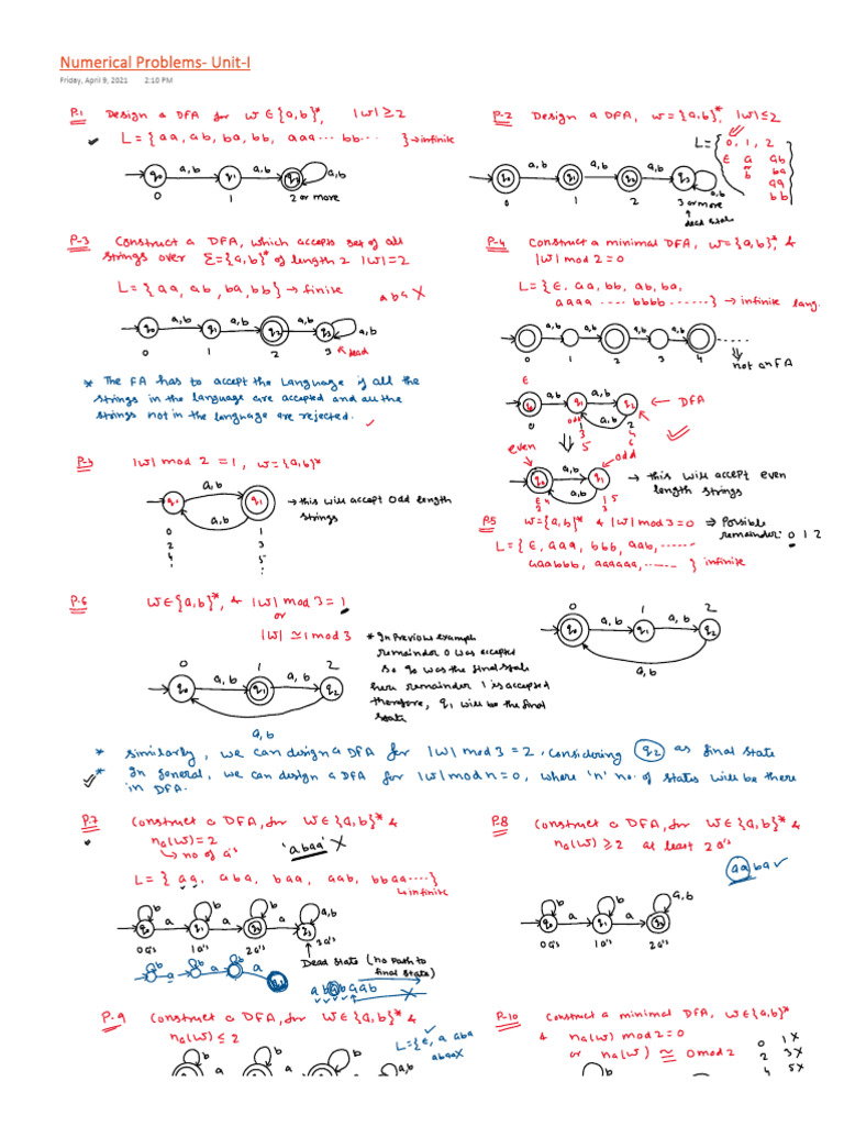 Numerical Problems | PDF