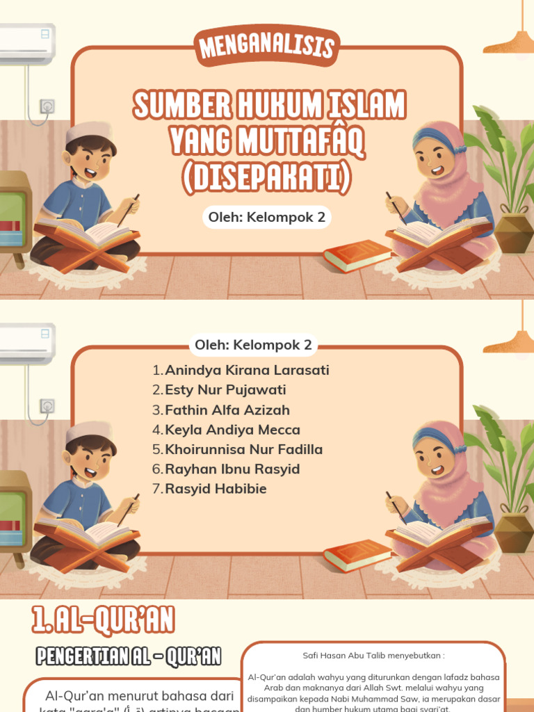 Sumber Hukum Islam: Al-Qur'an dan Hadis | PDF