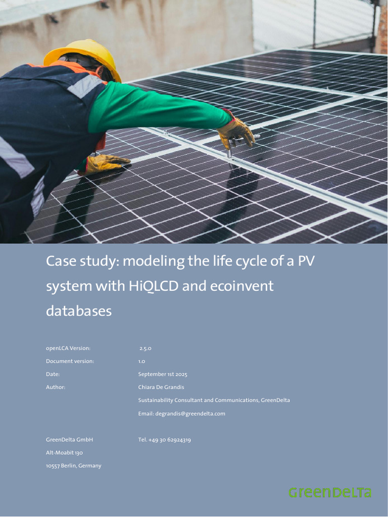 Life Cycle Assessment of PV Systems | PDF | Photovoltaics ...