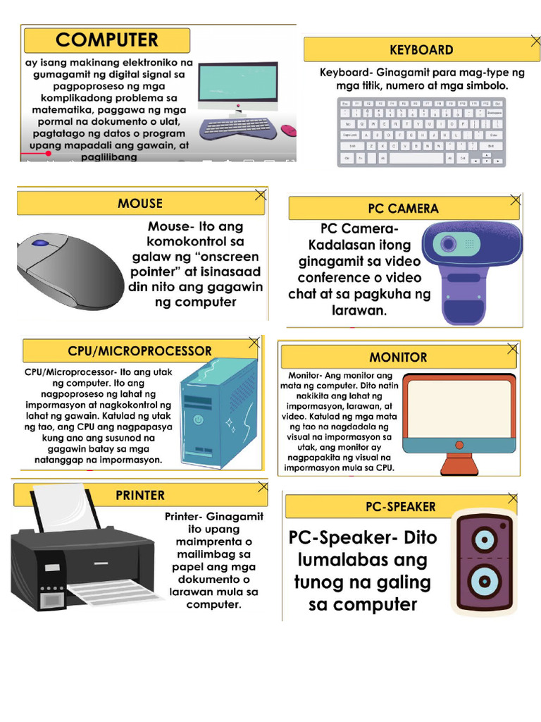 Parts of Computer | PDF