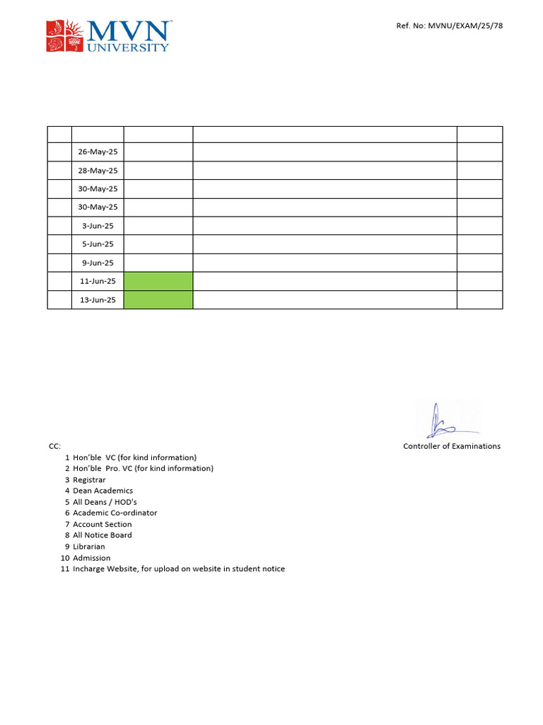 BCA 5th Semester Date Sheet 2025 | PDF | Computing | Computer Science