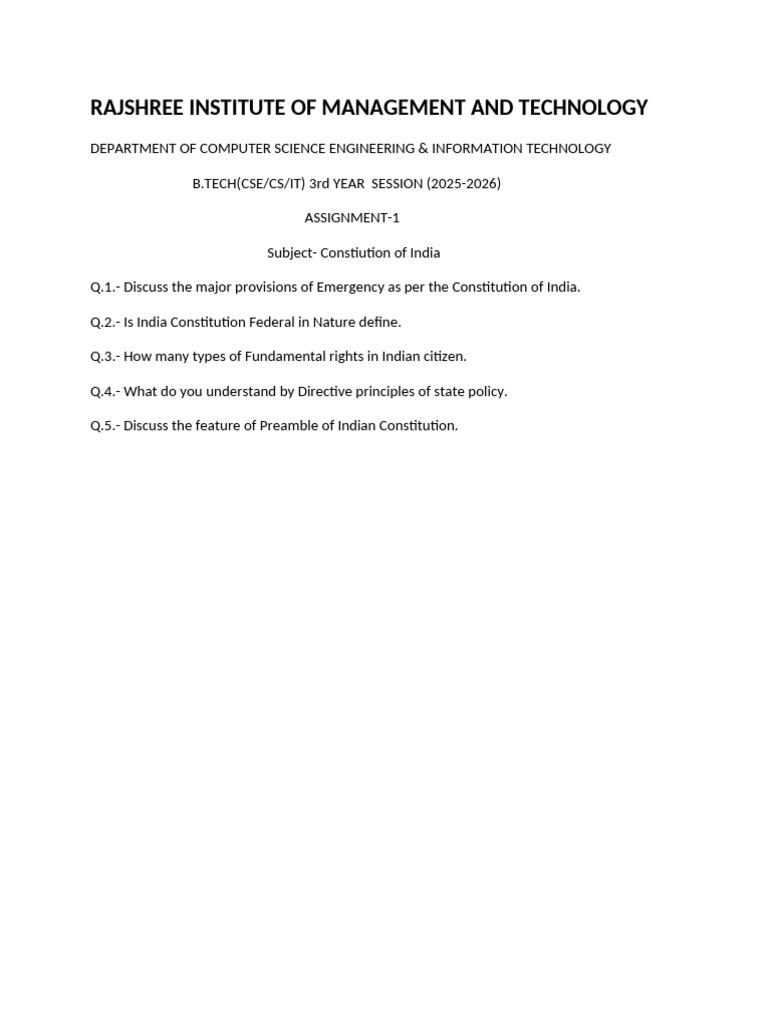 Coi Assignment 1 | PDF