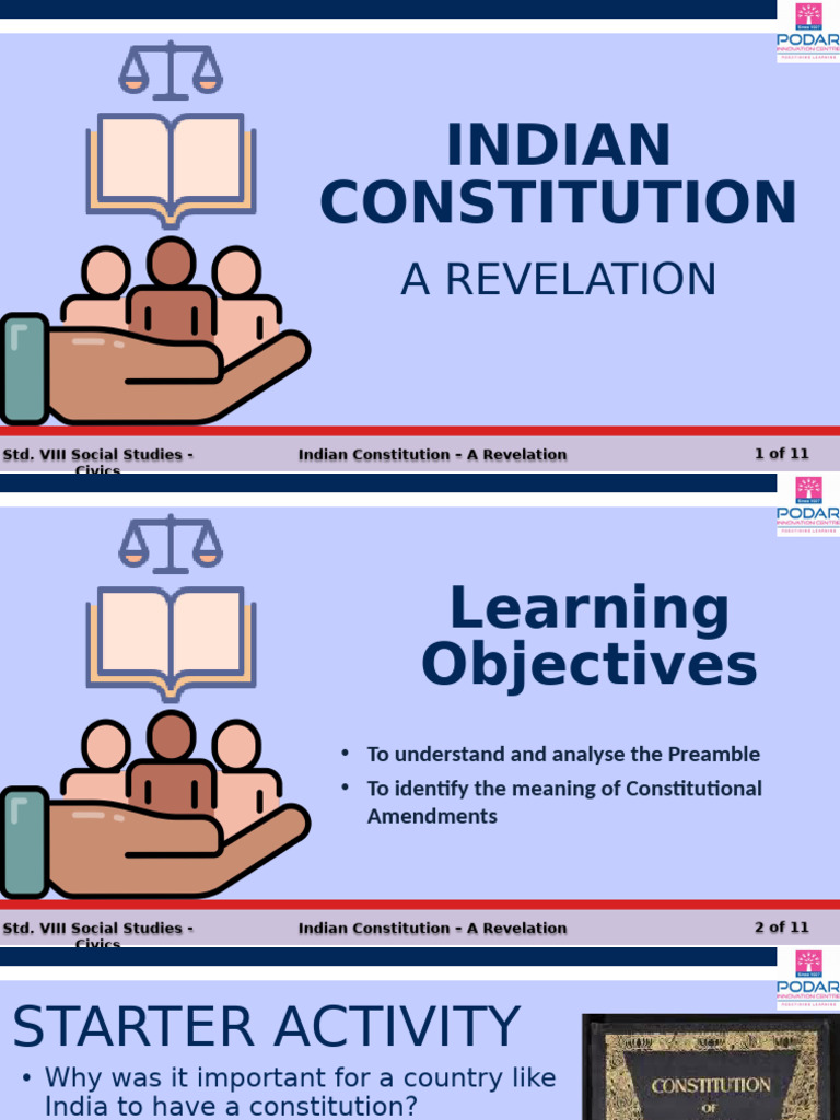 Understanding the Indian Constitution | PDF | Justice | Crime & Violence