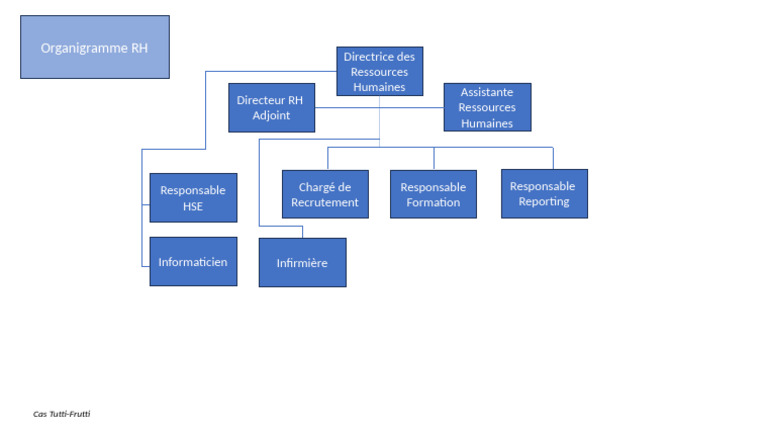 Organigramme des Ressources Humaines | PDF