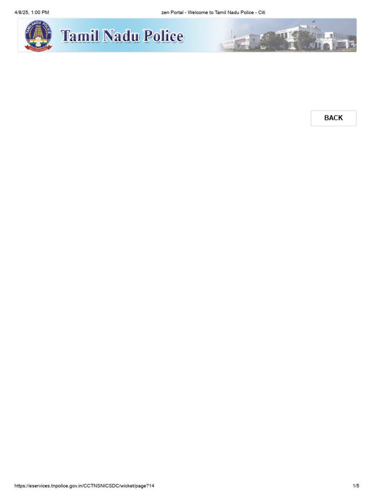 Nadu Police - Citizen Portal - Welcome To Tamil | PDF