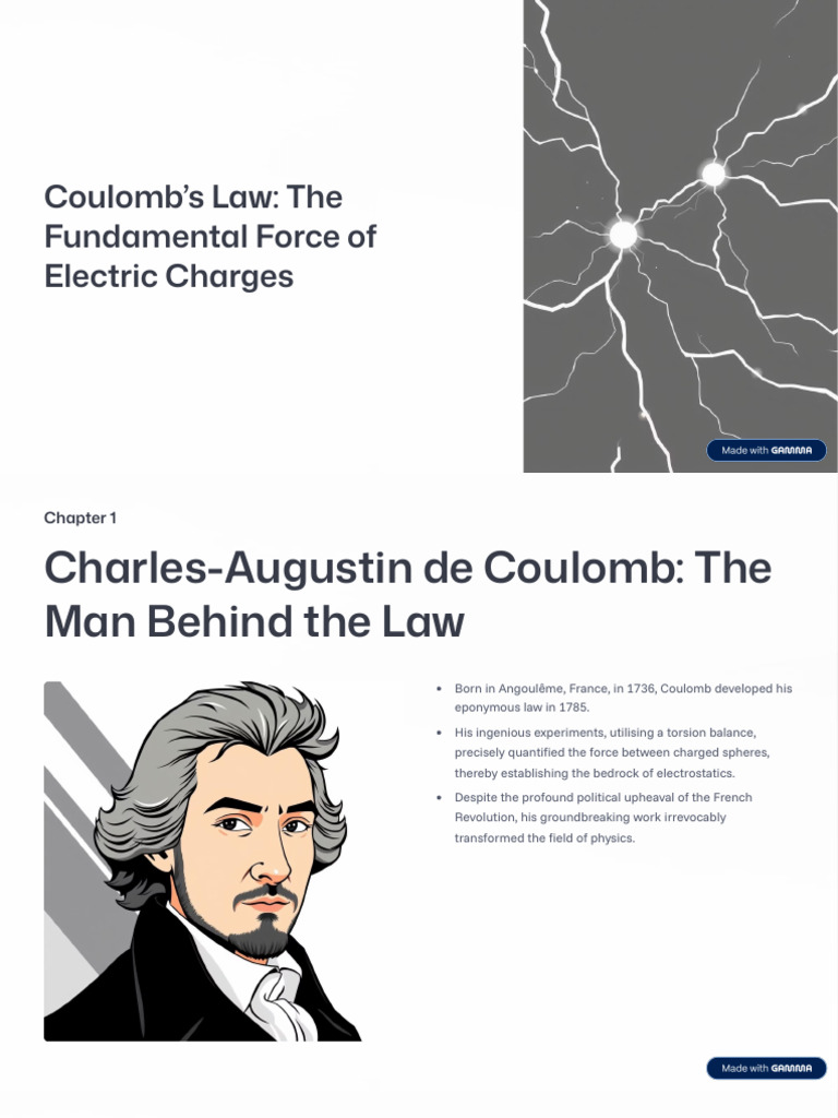 Coulomb's Law: Electrostatic Forces Explained | PDF | Force | Electric ...