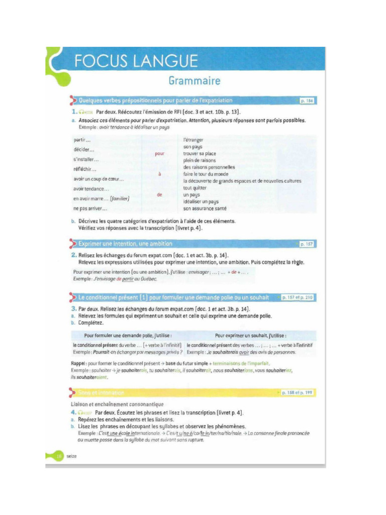 Dossier 1 Lecon 2 Cahier Dactivites | PDF