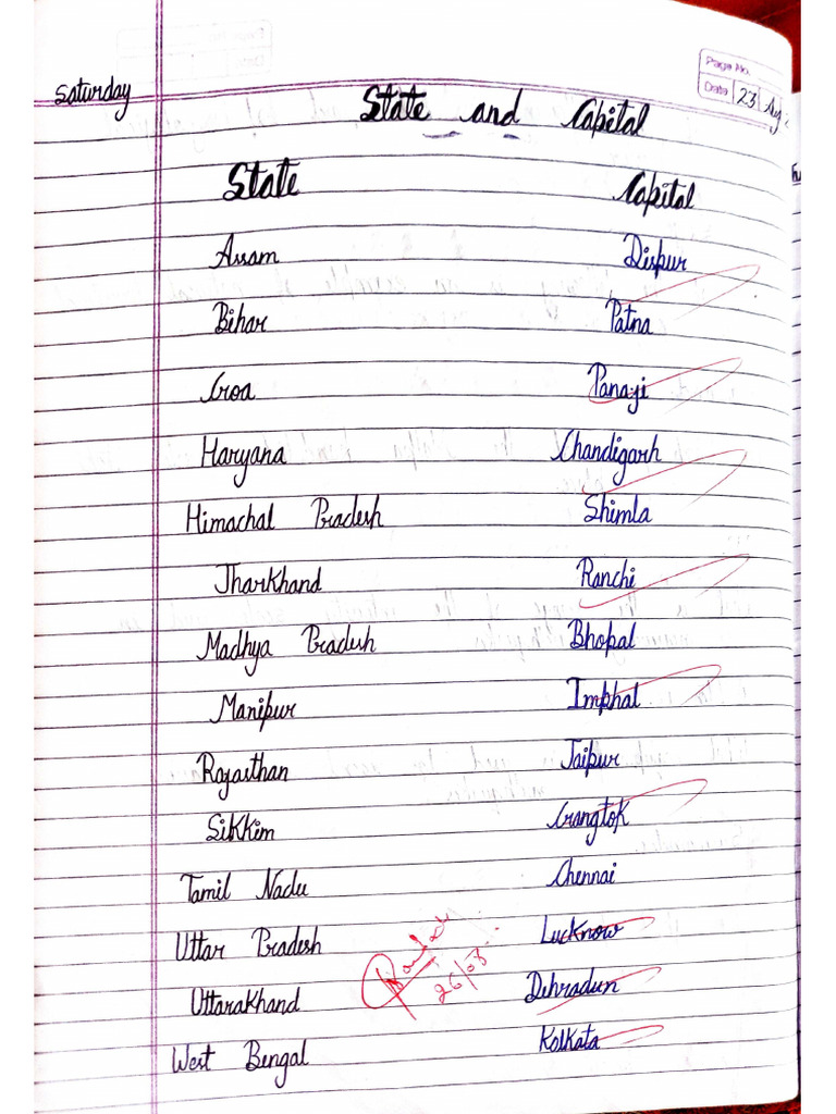 GK Worksheet Class-6th | PDF