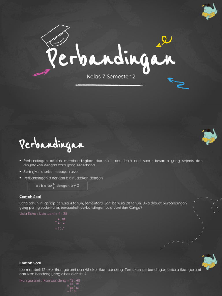 Materi Perbandingan Matematika Kelas 7 | PDF