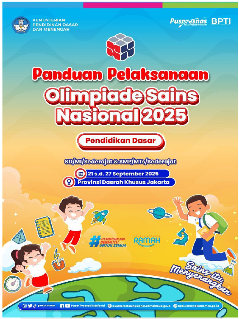 Panduan OSN SMP 2025: Pelaksanaan dan Info | PDF