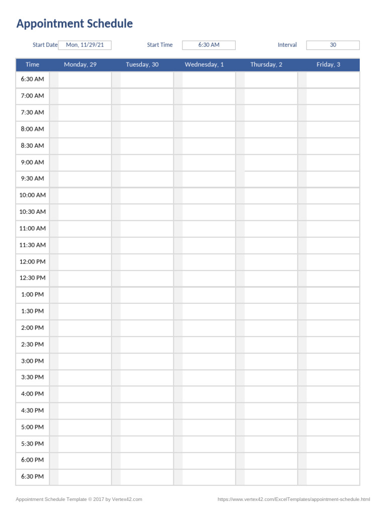 Appointment Schedule for PT Taring Buas | PDF