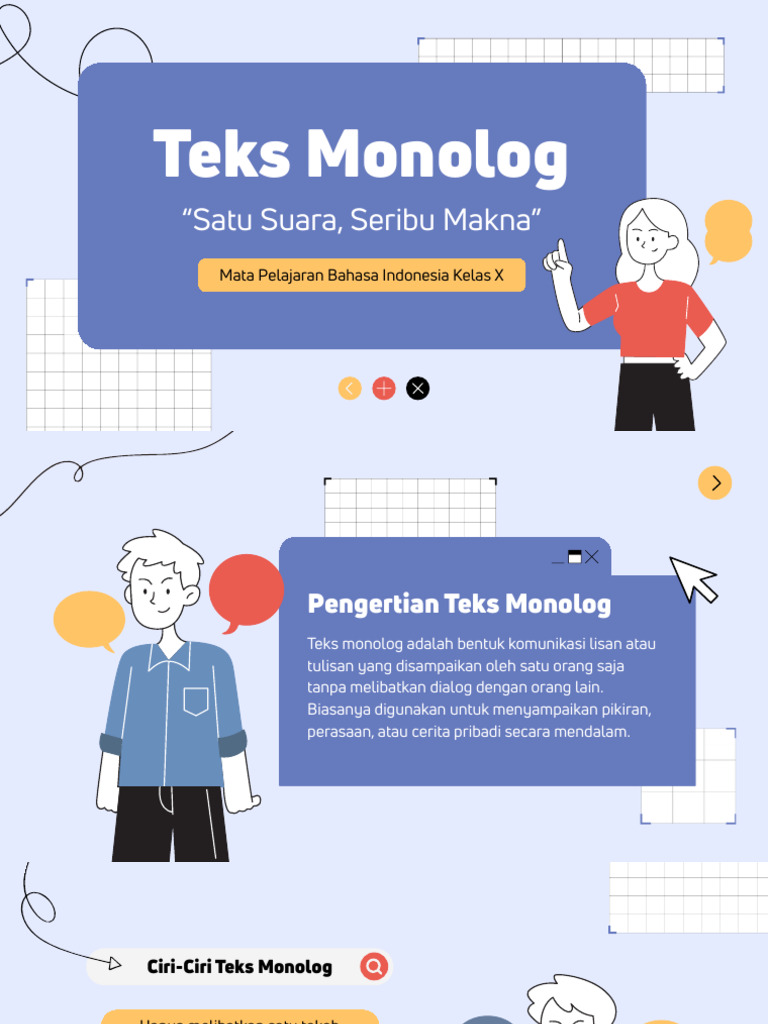 Panduan Teks Monolog Kelas X | PDF