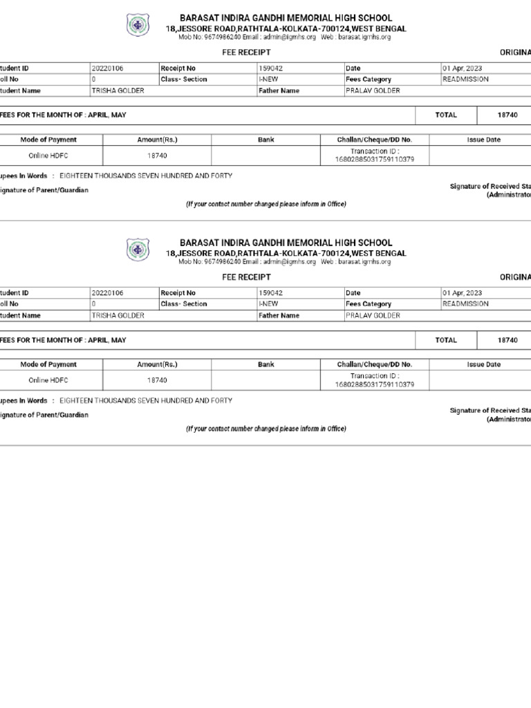 Tution Fees | PDF