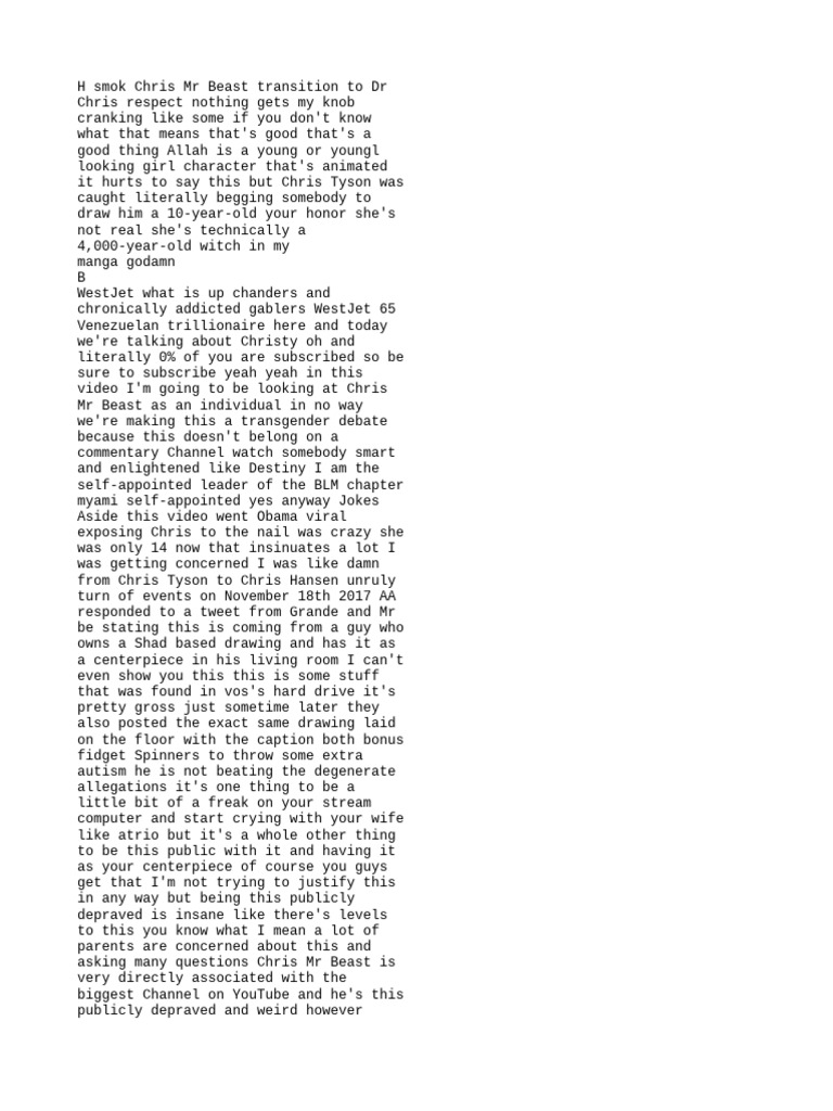 (English (Auto-Generated) ) YouTube's Biggest Creep - Kris Tyson ...