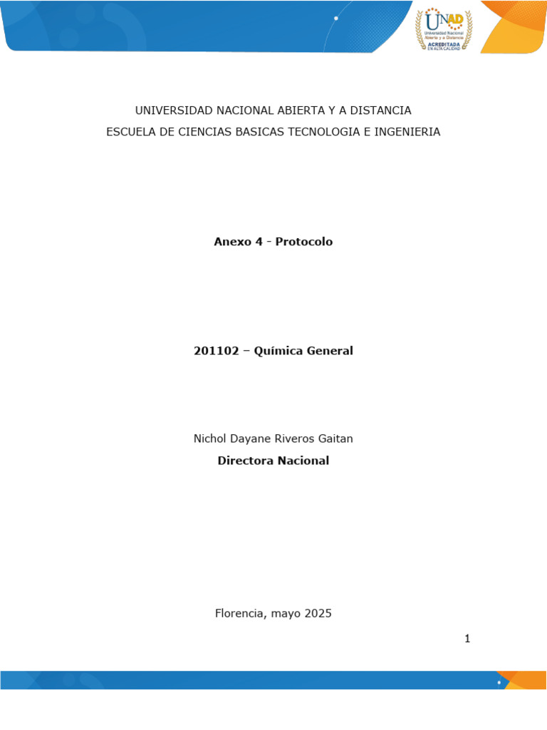 Protocolo de Prácticas de Química General | PDF | Laboratorios ...