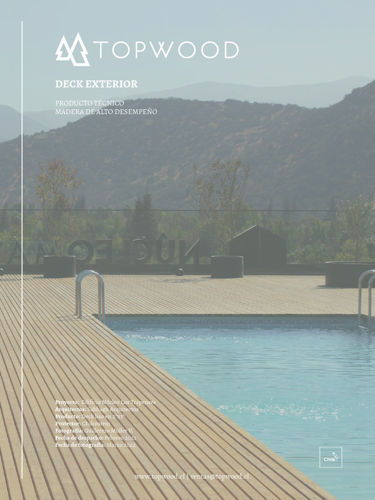 Topwood - Ficha Tecnica - TW-04 (Deck) | PDF | Madera