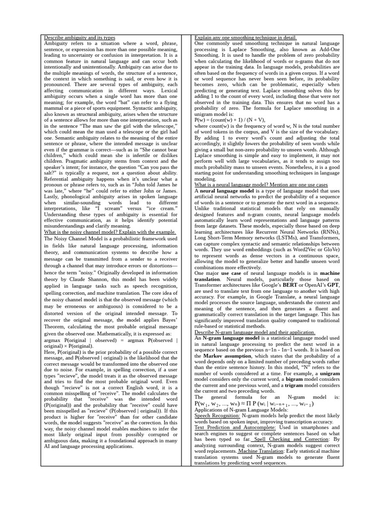 Types of Ambiguity Explained | PDF | Parsing | Ambiguity