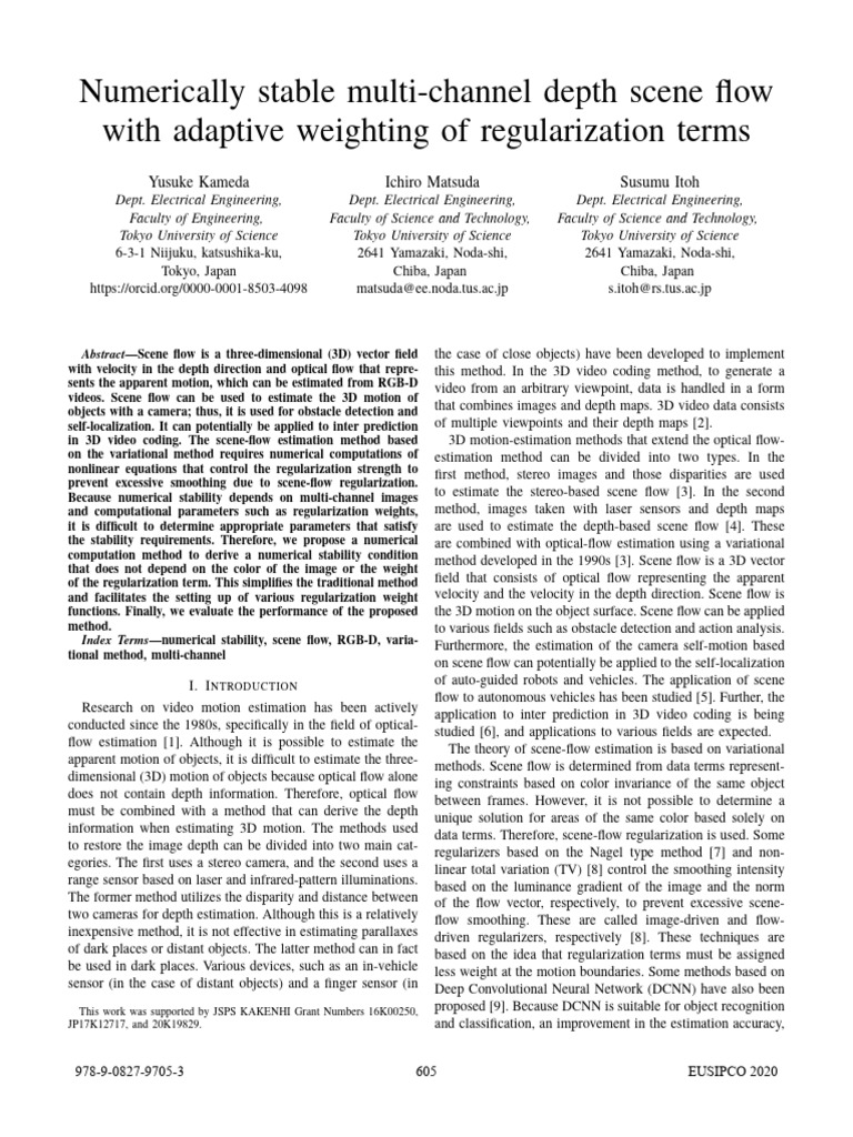 2020-@ Yusuke Kameda (Numerically - Stable - Multi-Channel - Depth ...