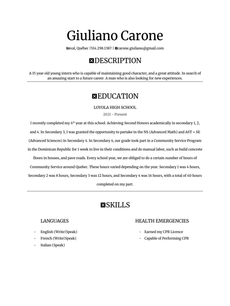 CV Giuliano 2025 (En) | PDF