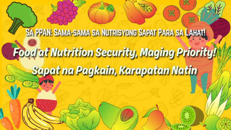 Sa PPAN Sama-Sama Sa Nutrisyong Sapat para Sa Lahat! | PDF