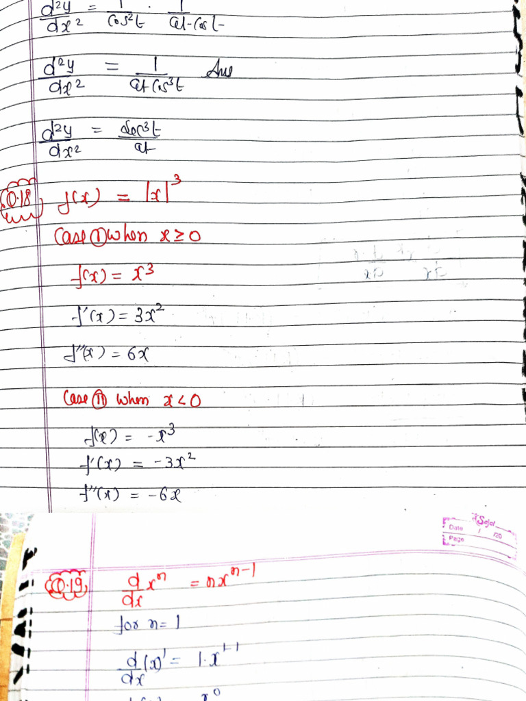Class 12th Maths Notes | PDF