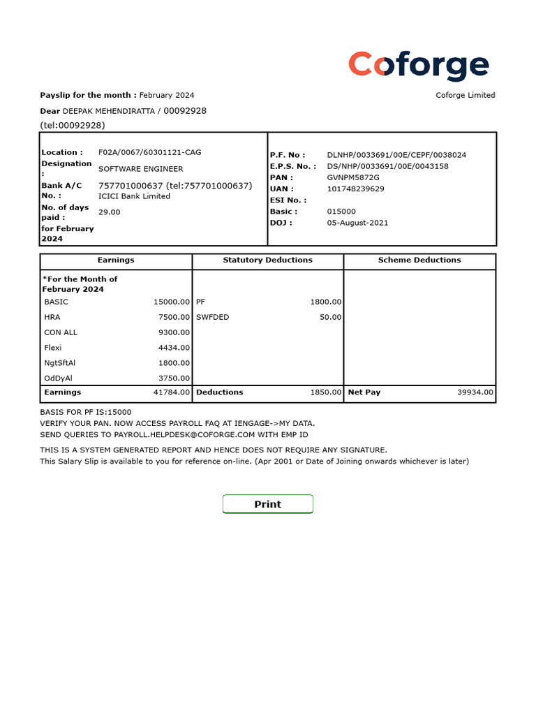 Coforge Limited 2 | PDF