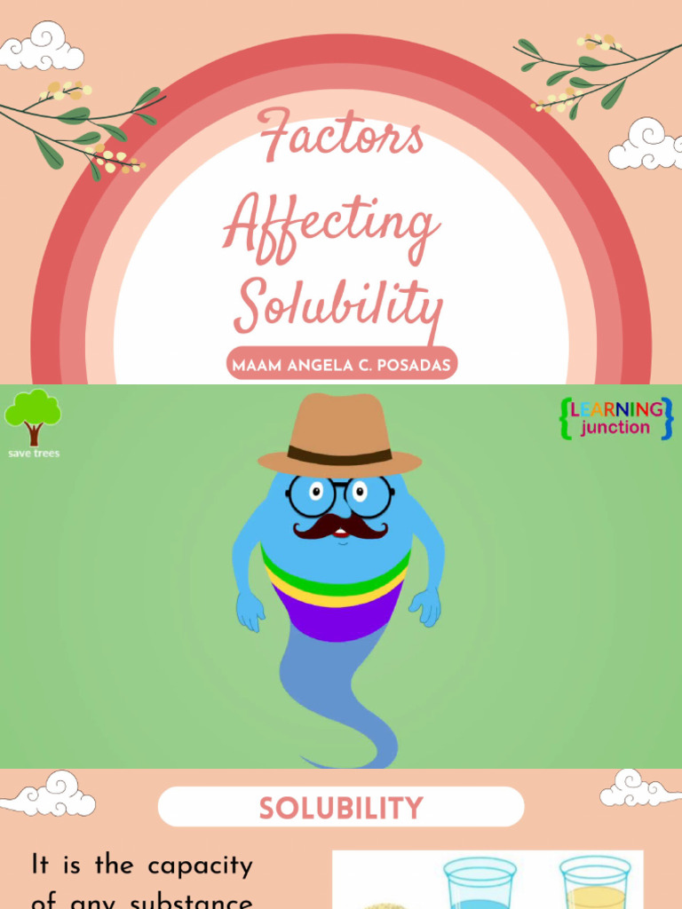 Factors Affecting Solubility | PDF