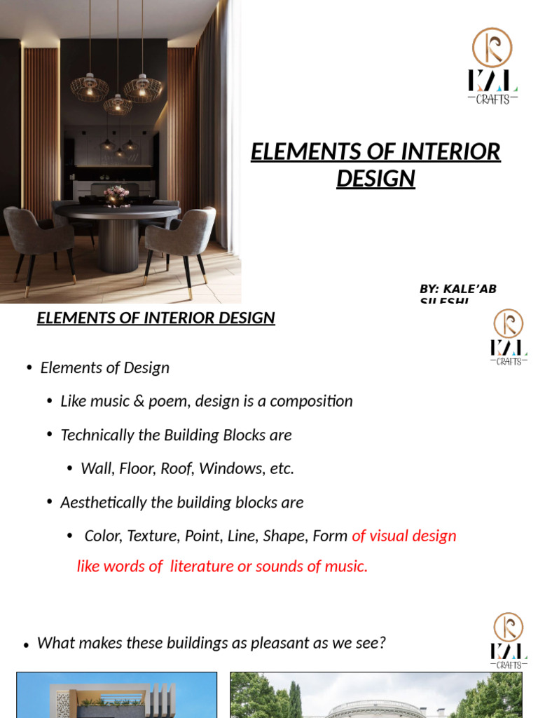 Lecture 2 Elements of Interior Design | PDF | Interior Design ...