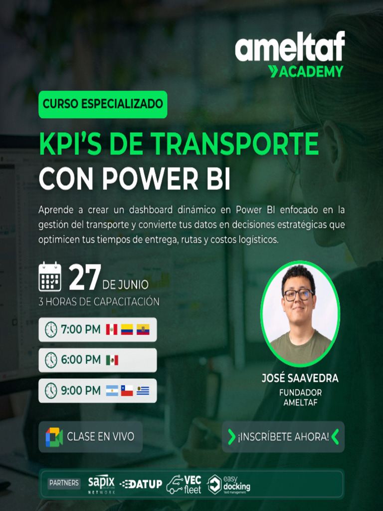 Kpis de Transporte Con Power Bi | PDF