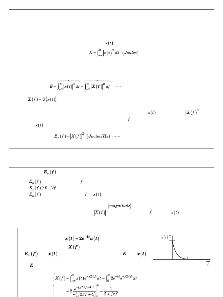 Lec05 Spectral Density and Bandwidth | PDF | Spectral Density ...