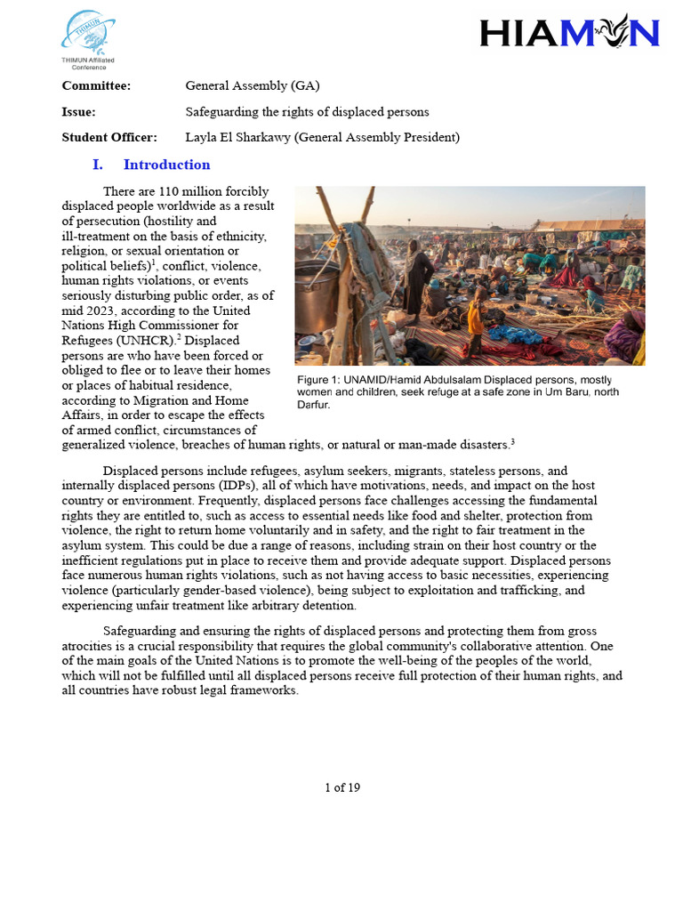 Rights of Displaced Persons Overview | PDF | Refugee | United Nations ...