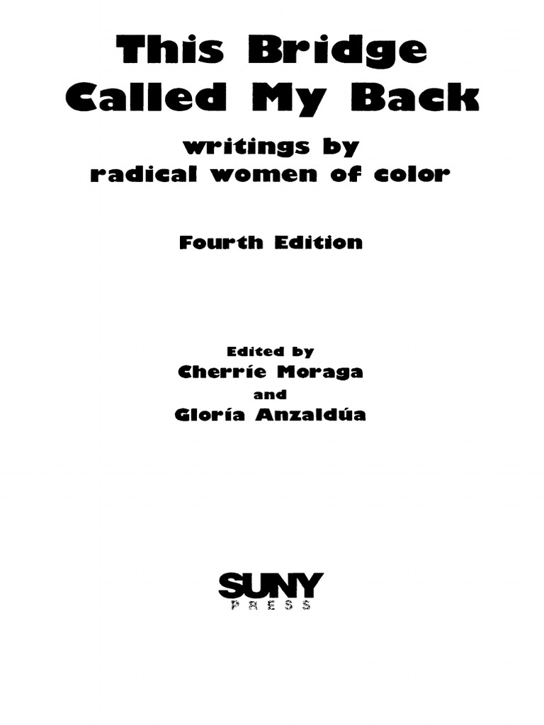 This Bridge Called My Back | PDF | Feminism | Gender Studies