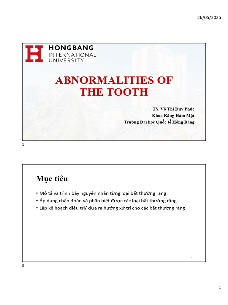 Tooth Abnormalities: Types & Treatments | PDF | Human Tooth | Tooth Enamel