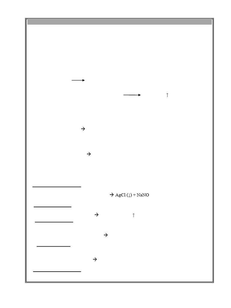 Science 10th Class Notes | PDF | Chemical Reactions | Periodic Table