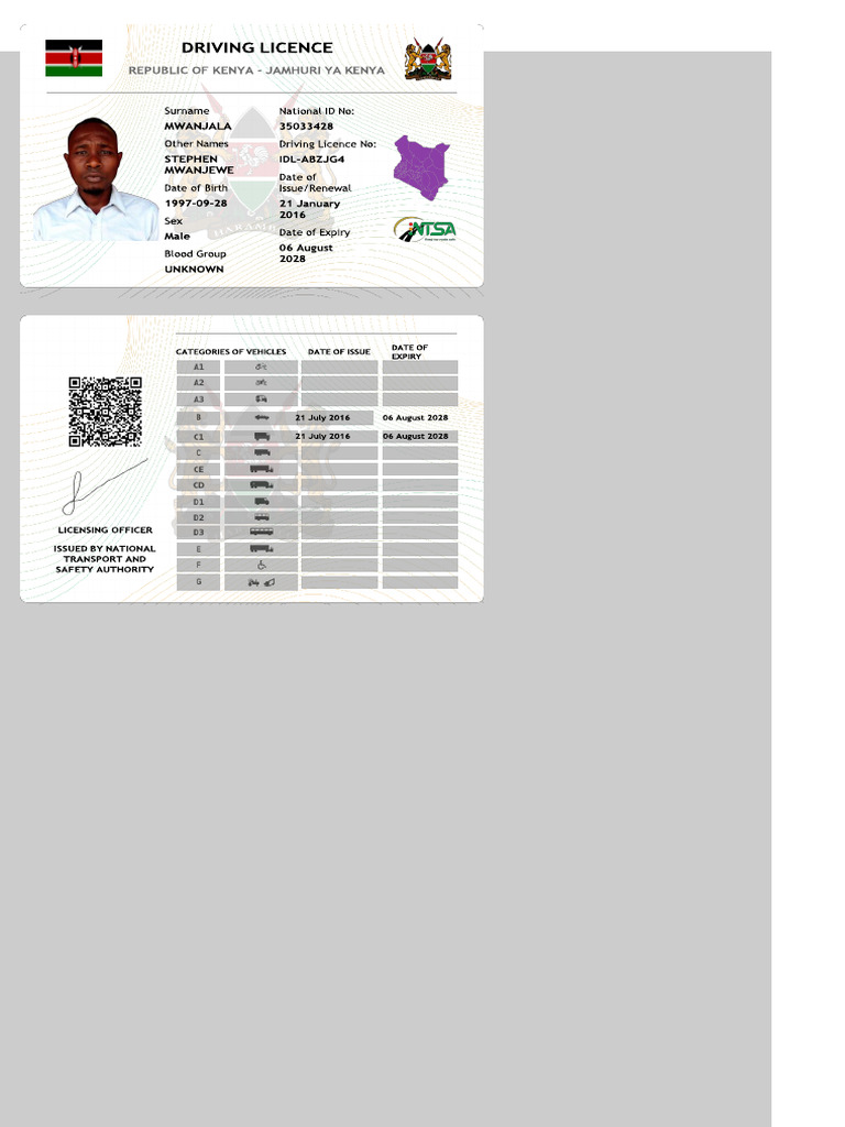 DL PP5SLRLM6 Electronic Driving License | PDF