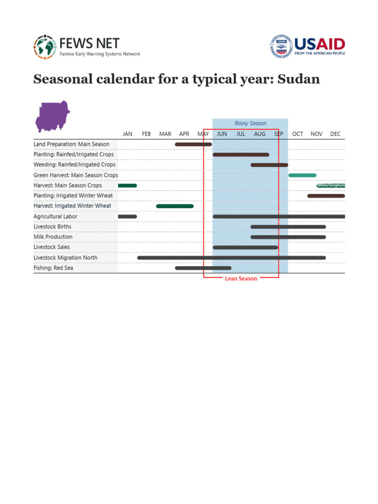 SD Seasonal Calendar 082024 | PDF