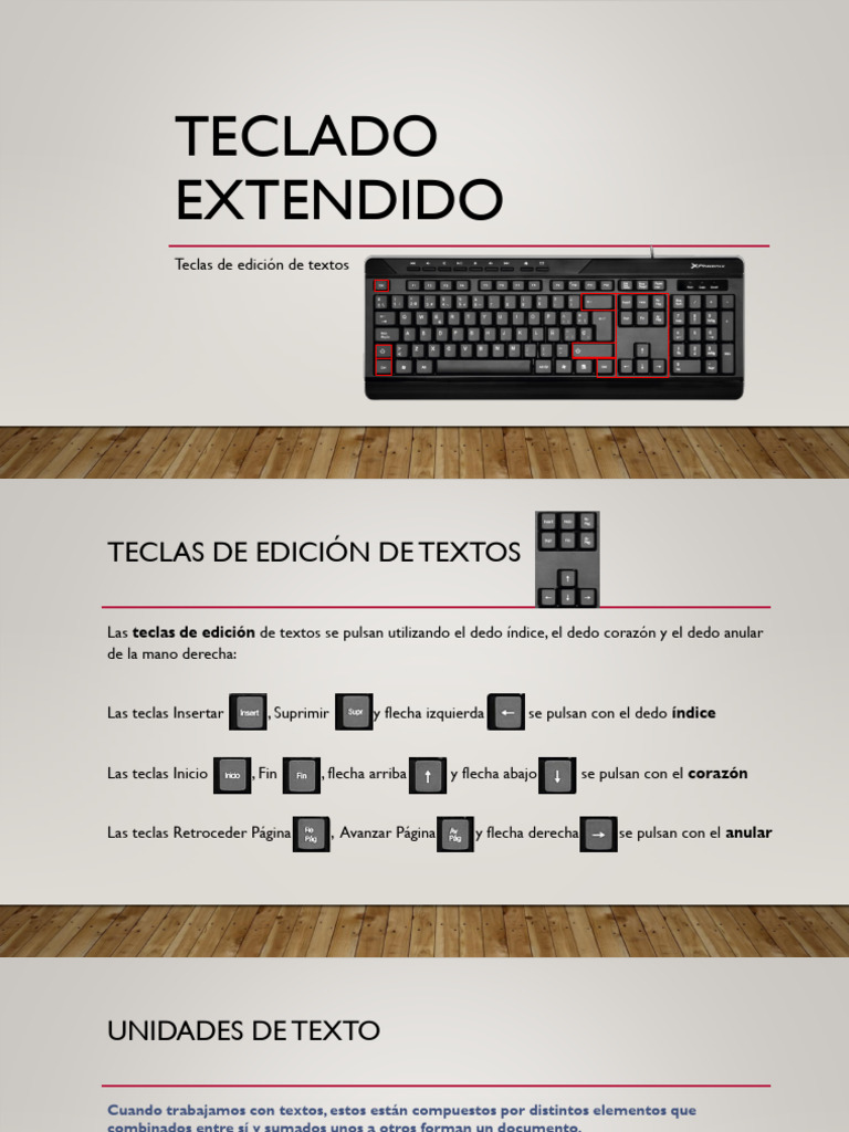 Teclado Extendido | PDF | Cursor (interfaz de usuario) | Teclado