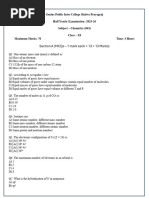 IS 5182 Part 2: Sulphur Dioxide Measurement | PDF | Titration | Chemistry