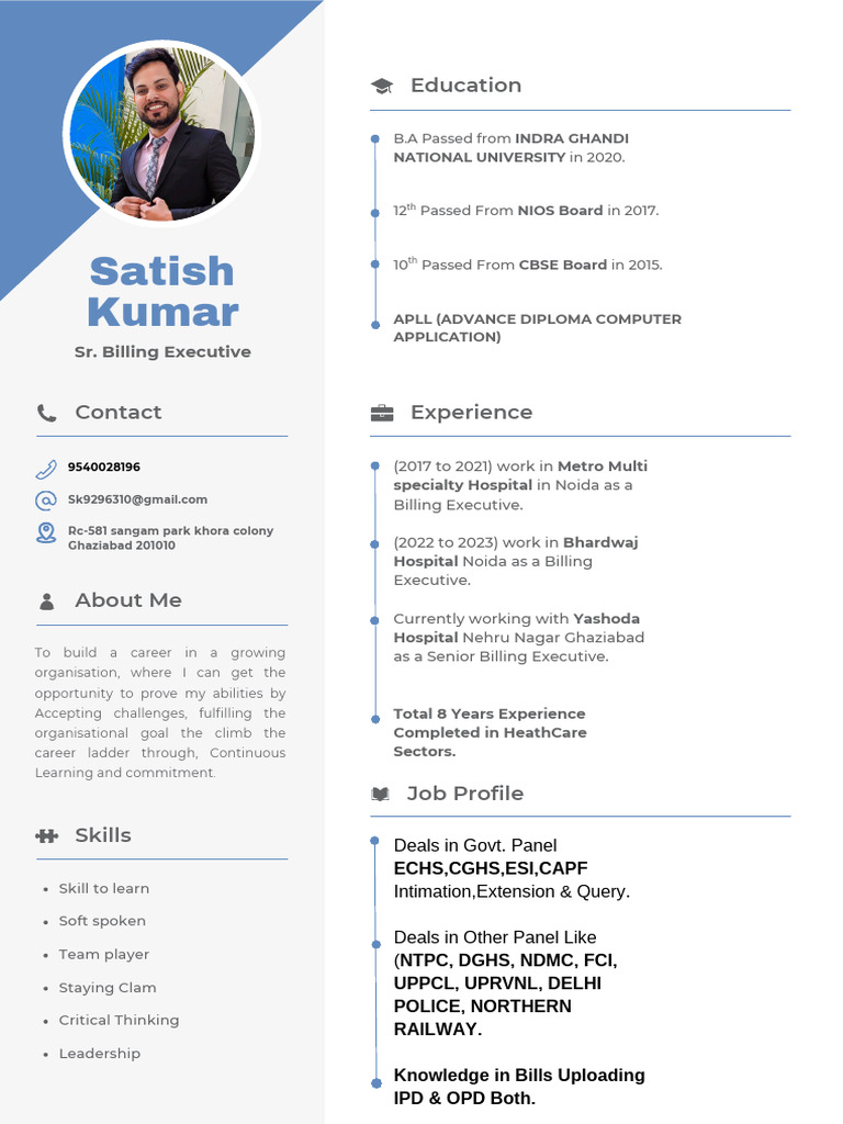 Satish Kumar Resume | PDF
