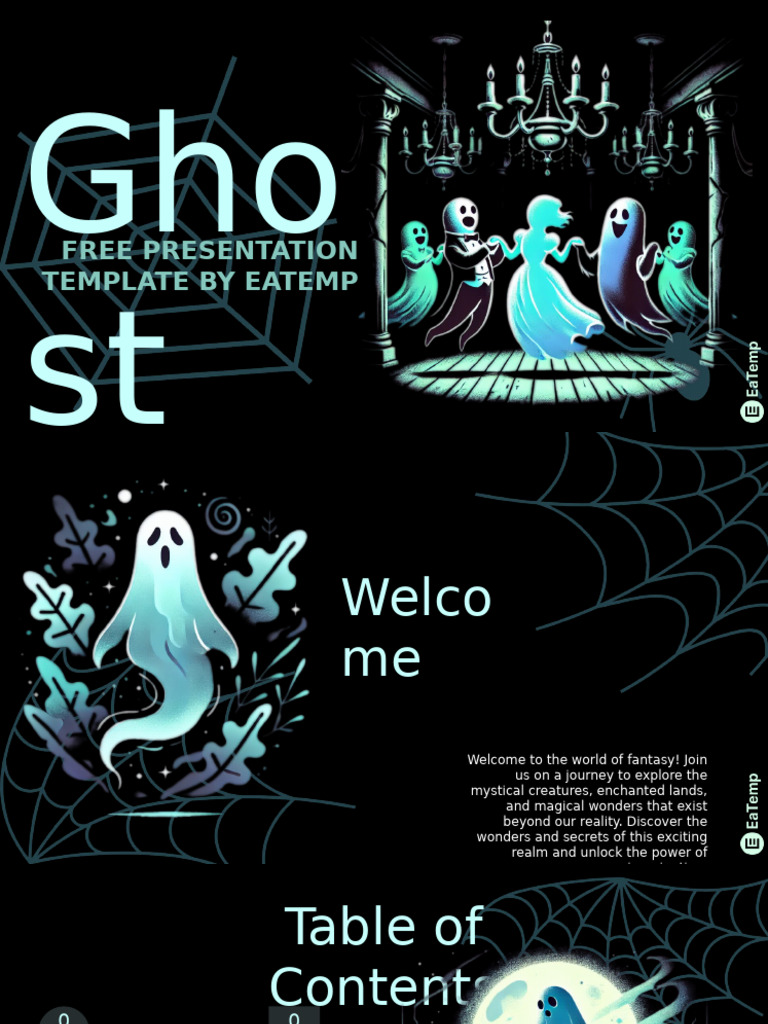 Ghost PowerPoint Template by EaTemp | PDF | Fantasy | Elves