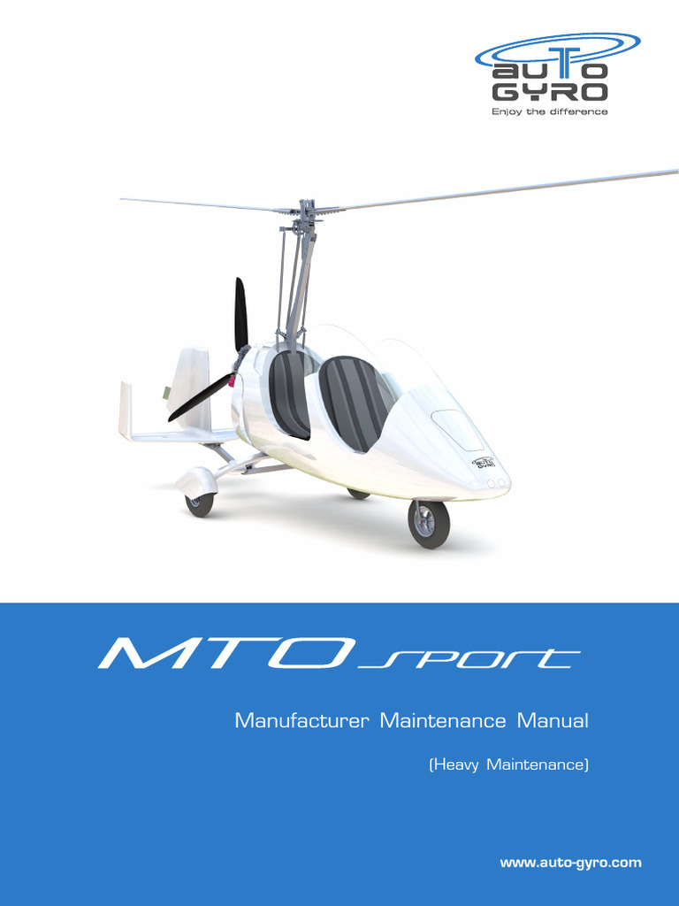 Aircraft Maintenance Manual MTO Series Heavy English Version 06 2016 ...