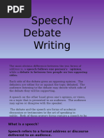 Speech Writing Class11 Notes Pdf
