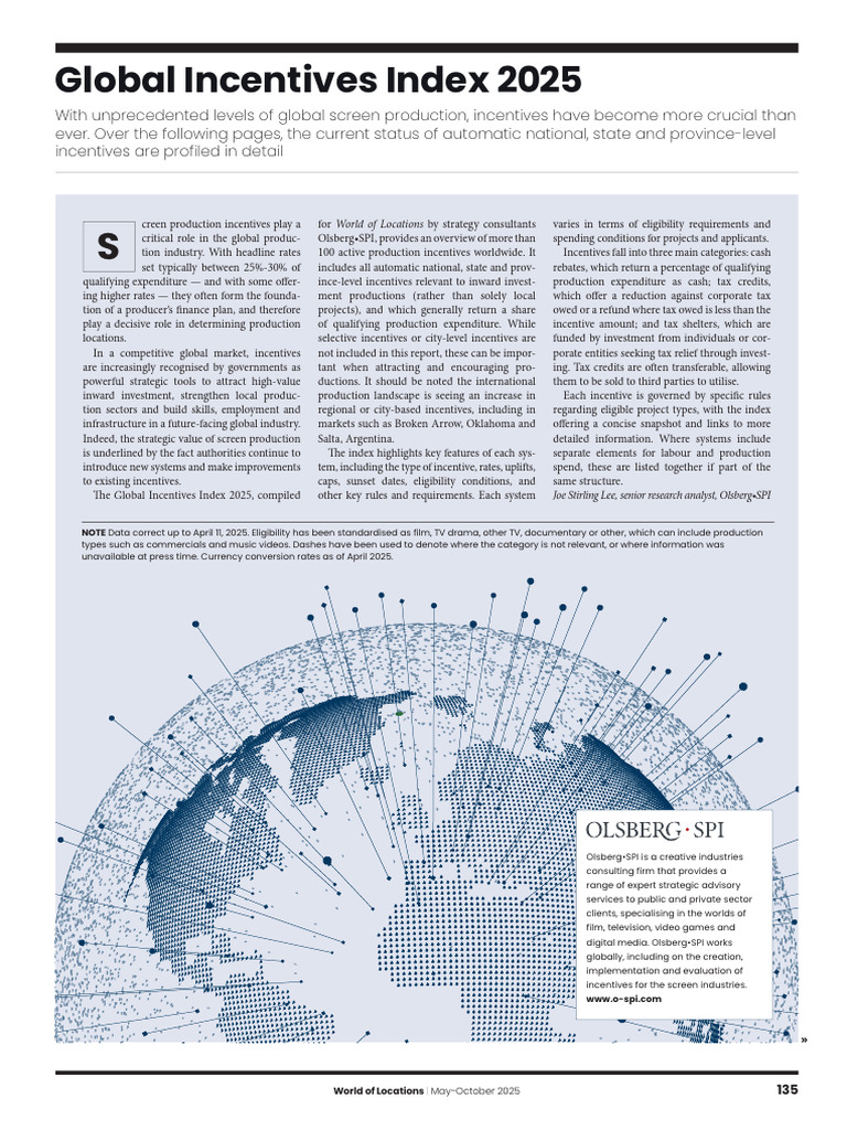 Global Incentives Index 2025-05 | PDF | Expense | Tax Refund