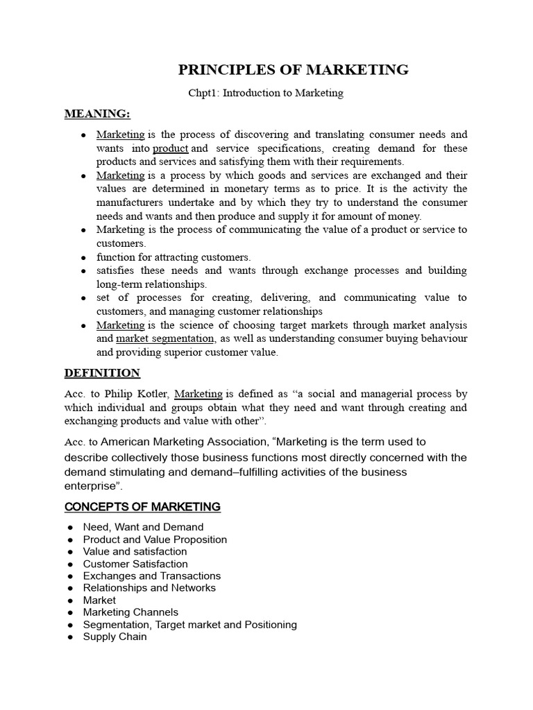 Module 1 and Module 2 Notes | PDF | Marketing | Marketing Research