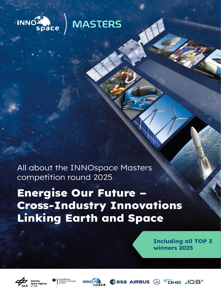 INNOspace Masters 2025 Brochure | PDF | German Aerospace Center | Artificial Intelligence
