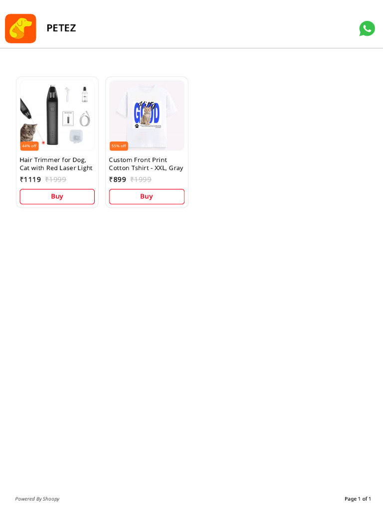 PETEZ - Products | PDF